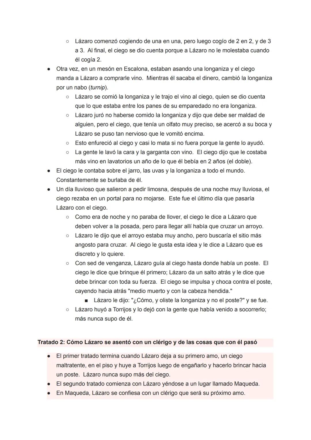 Explicado sencillamente: Resumen Completo del Lazarillo de Tormes ...