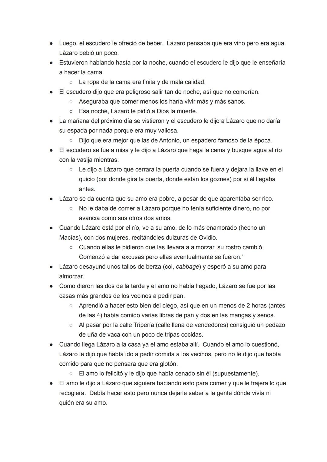 Explicado sencillamente: Resumen Completo del Lazarillo de Tormes ...