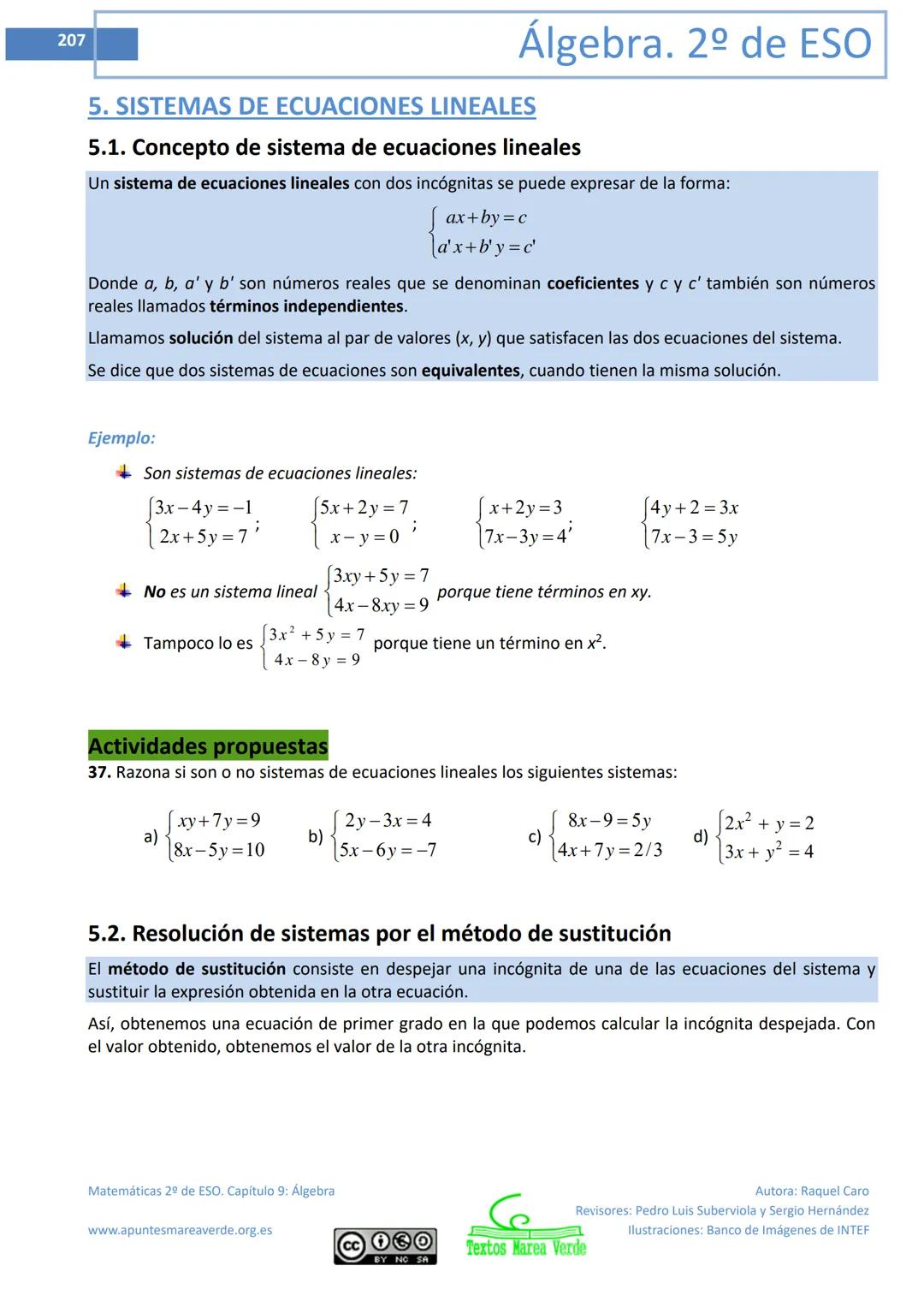 Explicado sencillamente: Algebra 2nd ESO Exercises with Solutions PDF ...