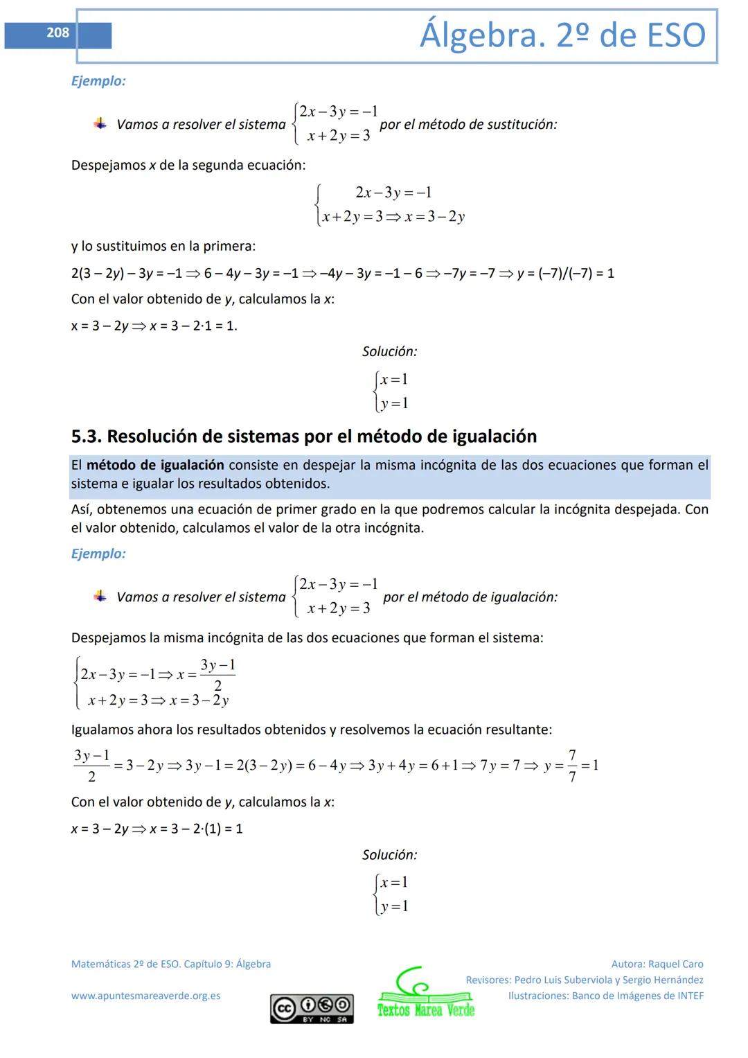 Explicado sencillamente: Algebra 2nd ESO Exercises with Solutions PDF ...